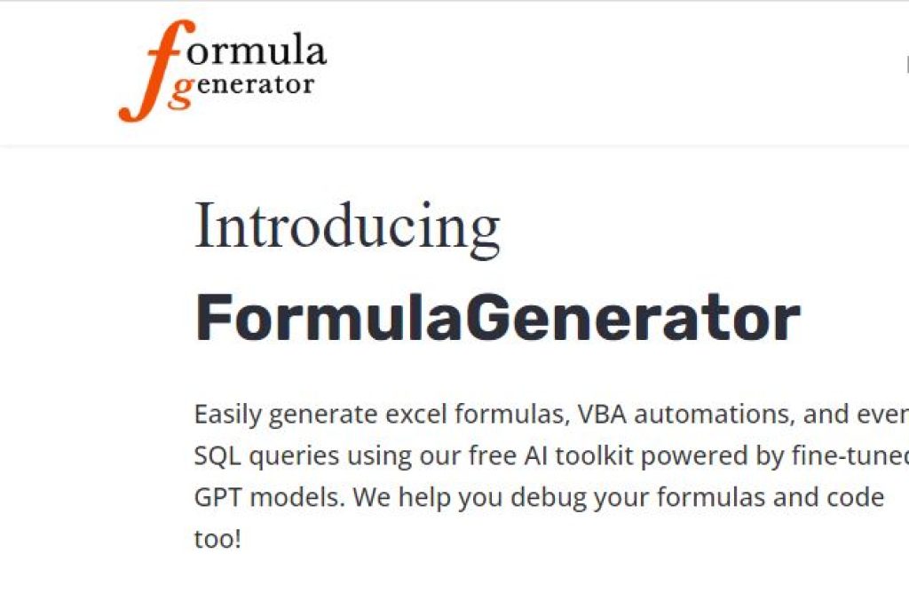 Formula Generator Reviews : Pricing, Features, Uses, Pros & Cons ...
